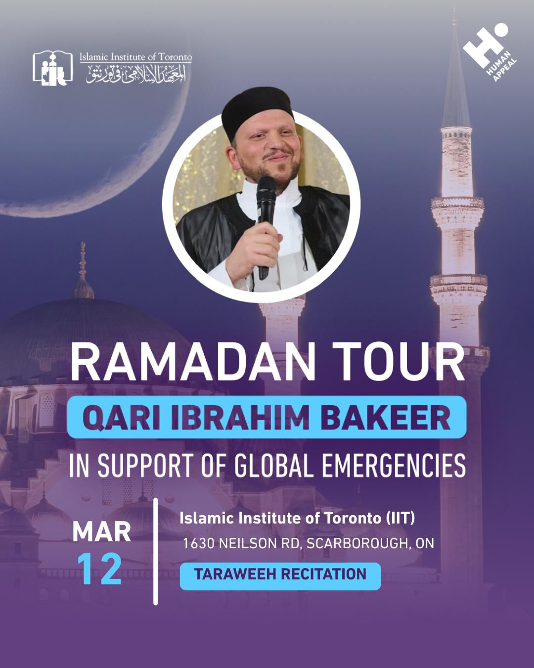 Qari Ibrahim Bakeer Returns! - Islamic Institute of Toronto